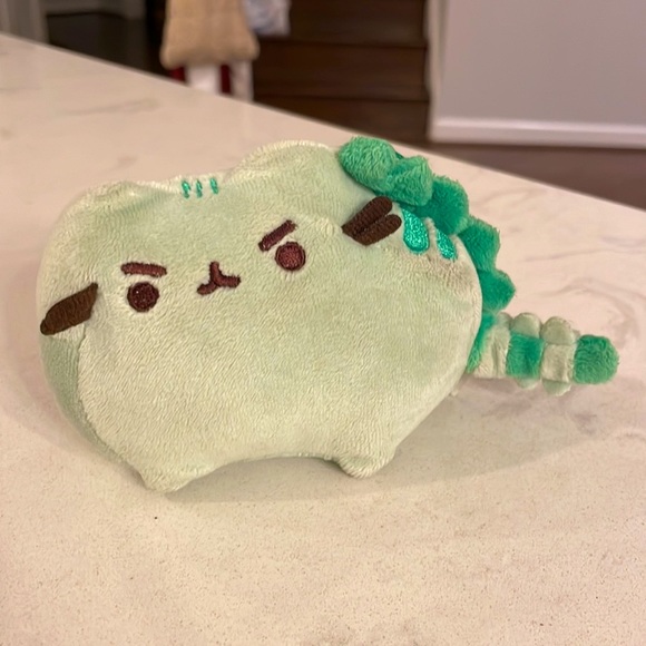Gund | Toys | Gund Pusheen Pusheenosaurus Dinosaur Cat Plush Backpack Clipon | Poshmark